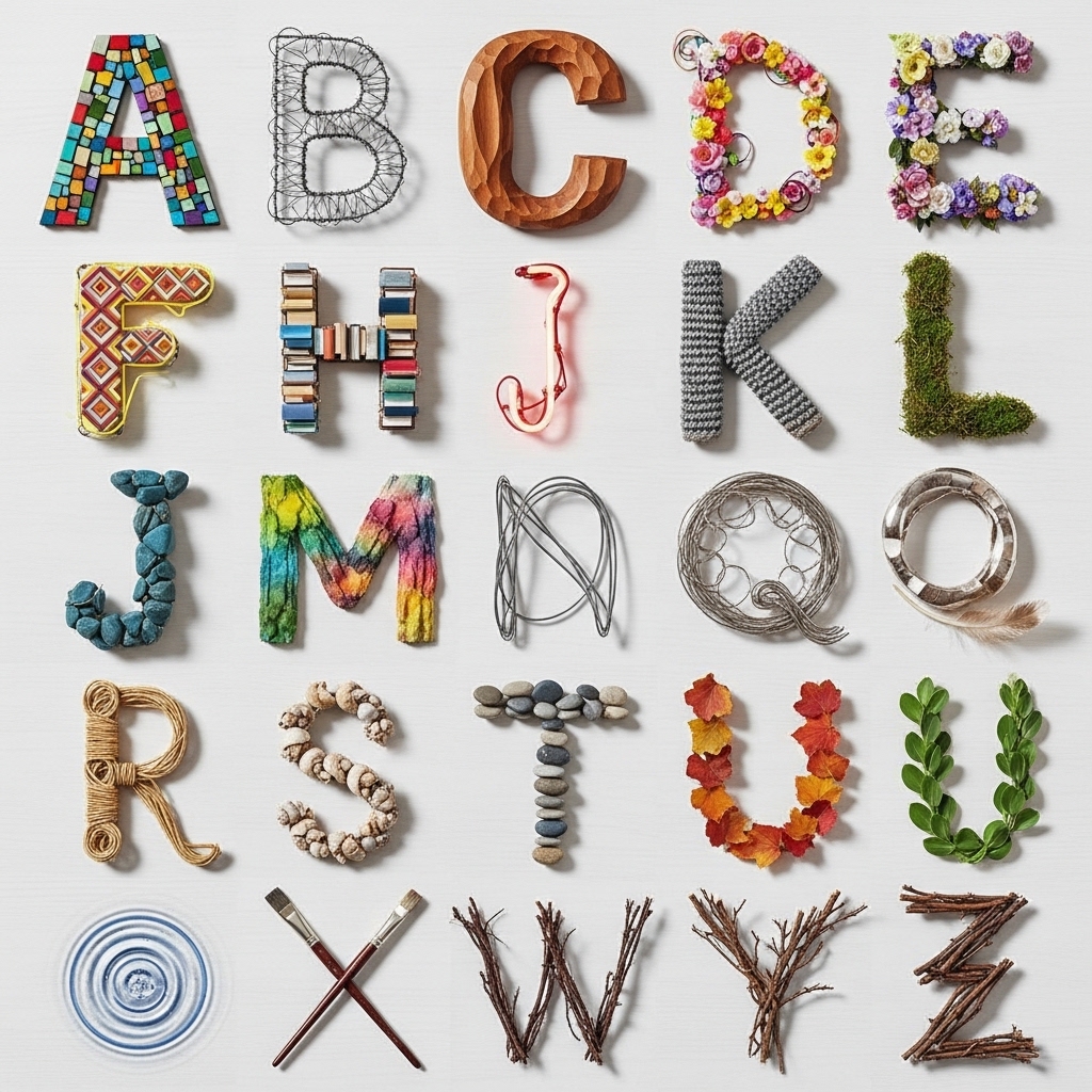 Alphabet Decor: Creative Letter 'A' through 'Z' Art Designs 2026
